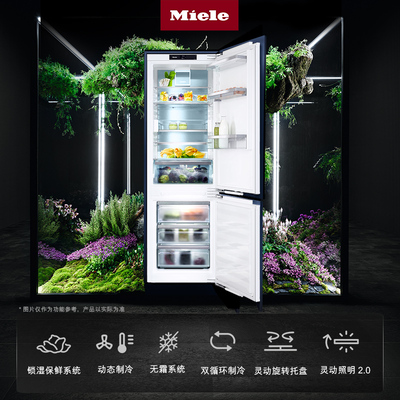 德国进口Miele美诺嵌入式双门冷藏冷冻冰箱变频风冷KFNS 7784 D C