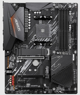 技嘉b550 aorus elite小雕主板am4支持3600 5600 5700g 5950xcpu