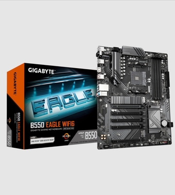 技嘉B550 EAGLE WIFI主板am4支持3500 4650 5700 5950xcpu处理器