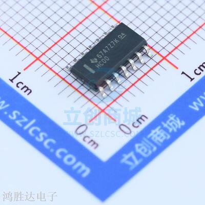 74系列逻辑芯片 SN74HC00DR 编带 SOIC-14 原装现货 假一赔十