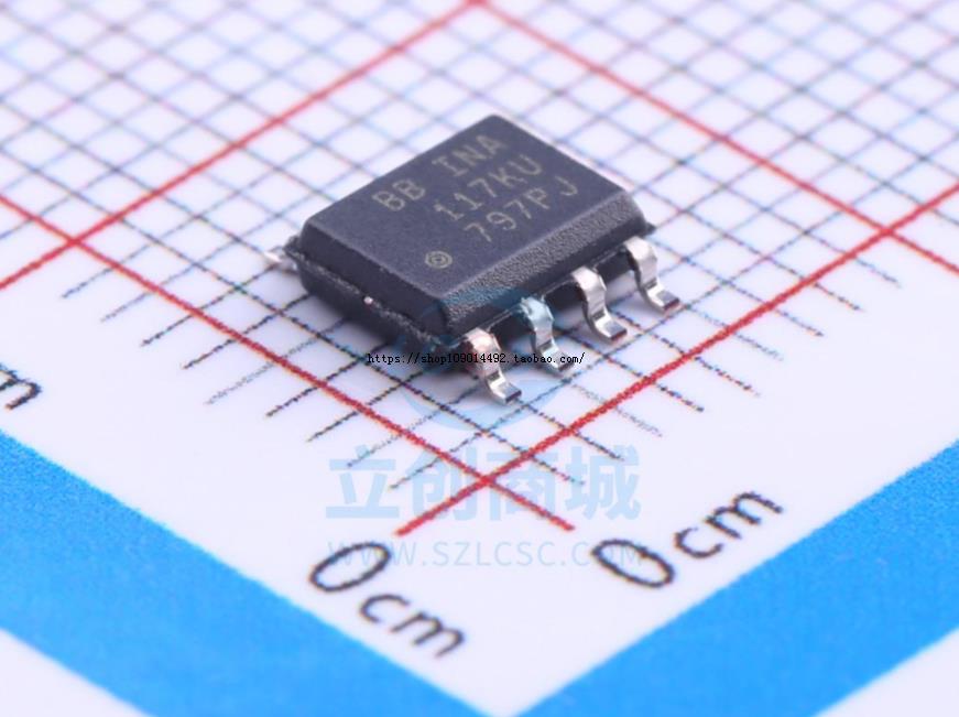 原装|INA117 INA117KU SOP8高共模电压差动放大器缓冲放大器进_虎窝淘