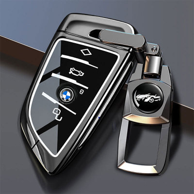 适用BMW530钥匙套三系325Li/5系1系118i壳i3车ix3X1X2X3X4X5X6扣