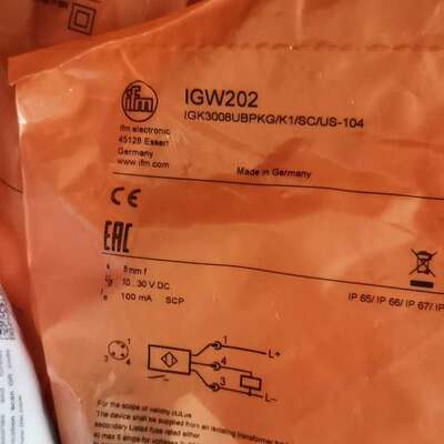 议价IIW202易福门IGW202 IGS204 IF55可维修