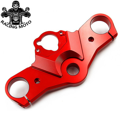 适用豪爵铃木GSX250R改装上联板龙头上三星配件摩托车方向柱固定