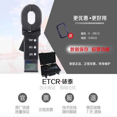 铱泰ETCR2000A+钳形接地电阻测试