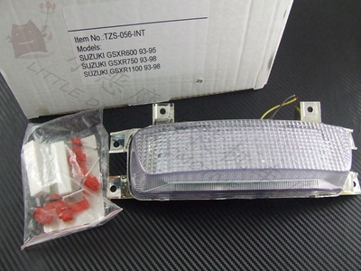 适用于GSXR600/750 93-95 GSXR1100 93-98 改装LED转向集成后尾灯