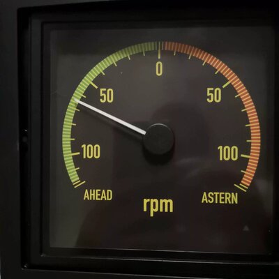 DEIF丹控KONGSBERG康士伯XL144FM 120-0-120rpmCAN讯号左翼转速表