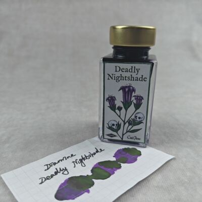 戴阿米diamine新色 钢笔墨水 死亡夜葵