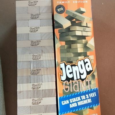 儿童桌面叠叠乐 jenga积木层层堆堆木块益智无漆成人玩具