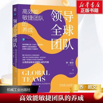 领导全球团队:能敏捷团队的养成:how the best teams achieve high performance乔·欧文机械工业出版社