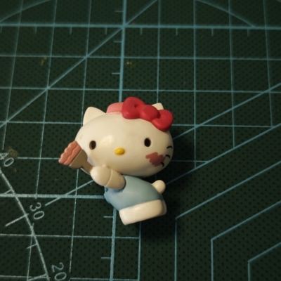 Tomy TARTS三丽鸥sanrio扭蛋油漆工粉刷匠凯蒂猫促销现货摆件