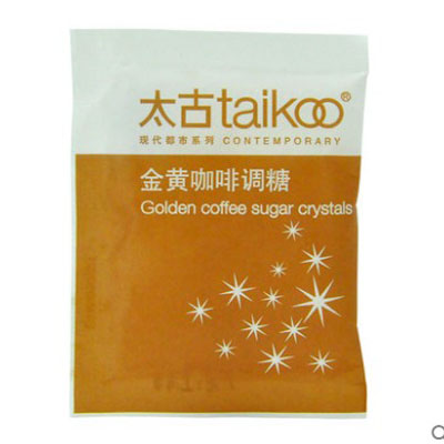 Taikoo太古黄糖包优质金黄赤砂糖纯咖啡调糖伴侣 5gX100包包邮_虎窝淘