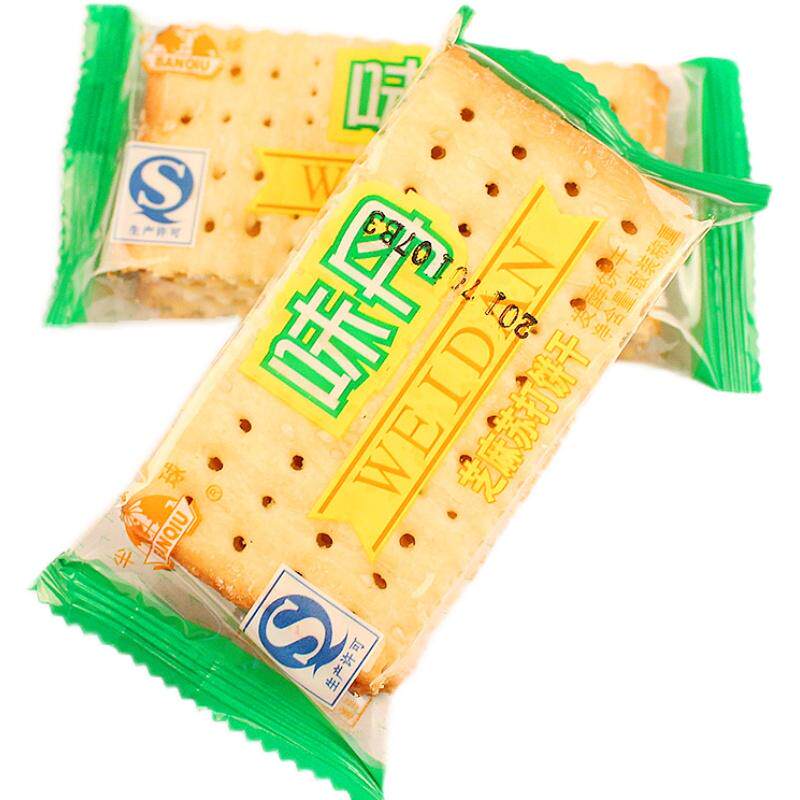 半球牌味丹芝麻白苏打饼干10斤整箱黑米饼干发酵苏打饼干