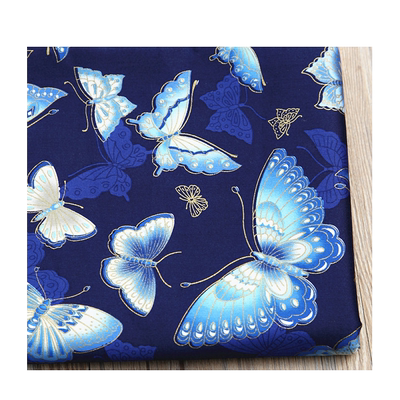 diy手工复古和风烫金布料