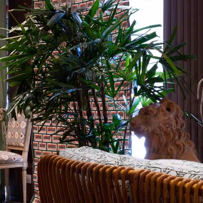 RUBELLI亚麻斑驳砖现代简约几何