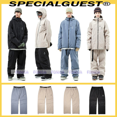 SPECIALGUEST滑雪裤防水单板宽松