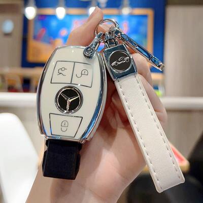 奔驰c260L钥匙套C级C200L壳a180L扣glc260包gla车e300l保护glk300