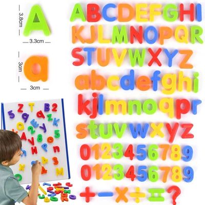 26pcs Magnetic Letter Numbers Alphabet Fridge Magnets Colorf
