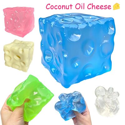 Handmade Coconut Oil Cheese Moldable Squishy Toy Sss Ball No