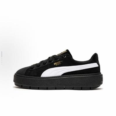 PUMA Platform Trace V  板鞋 女款 黑白372613-01