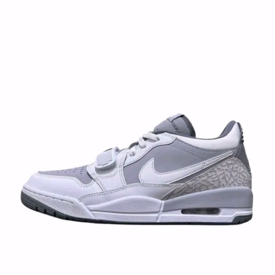 Jordan Legacy 312 时尚舒适 低帮 复古篮球鞋 男款 灰色