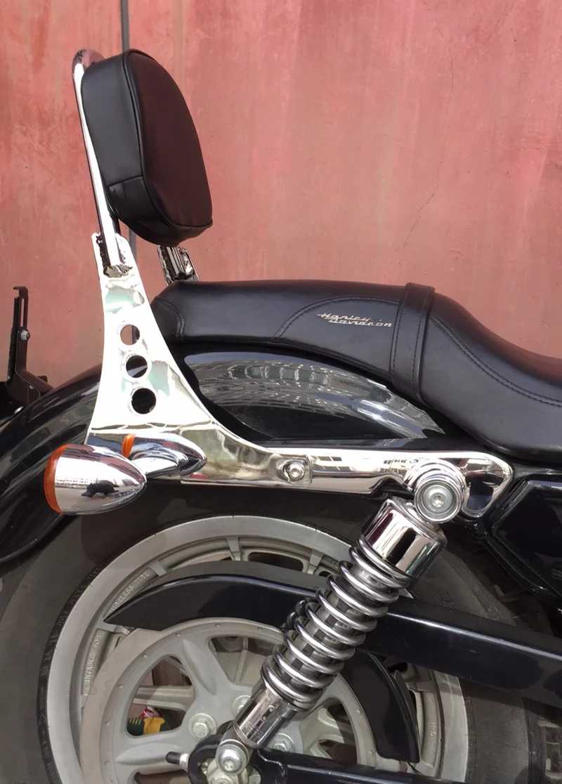 现货哈雷XL883 1200 X48 X72改装后靠背矮款后靠垫_虎窝淘