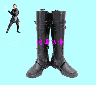 B8461 星球大战 Anakin Skywalker 安纳金 天行者黑色 COS鞋