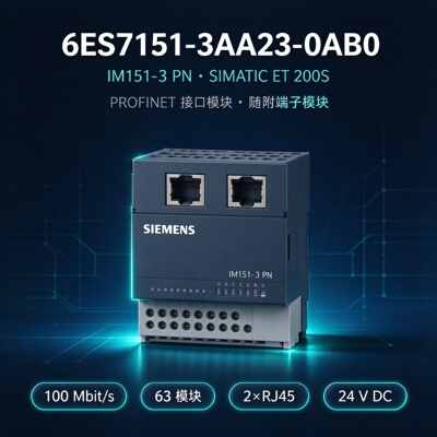 西门子IM151-3PNET200S接口模块