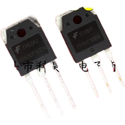 F60UP30DN FF60UP30DN 60A300V 电焊机快恢复二极管 原装原字拆机
