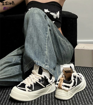 ONMAX秦霄贤喻言同款小黑鞋