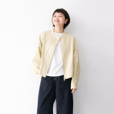 甜酷风蝙蝠袖褶皱柔软皮衣