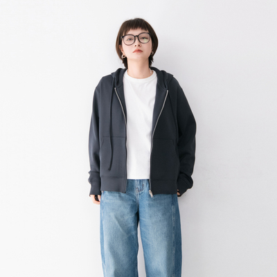 太空棉柔软舒适连帽卫衣开衫外套