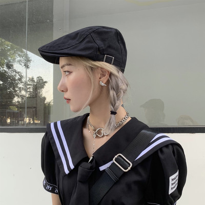 小头bi入侧边可调节冷酷前进帽