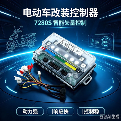 蓝德直上毒刺7255静音7280正品控制器智能学习两轮通用型特调自动