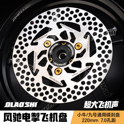 欧老师小牛9号风驰飞机ABS刹车盘