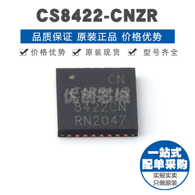 CS8422CNZR QFN32 音频接口芯片 集成电路IC 提供BOM配单