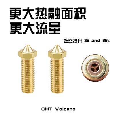 CHT克隆火山喷嘴3D打印机配件