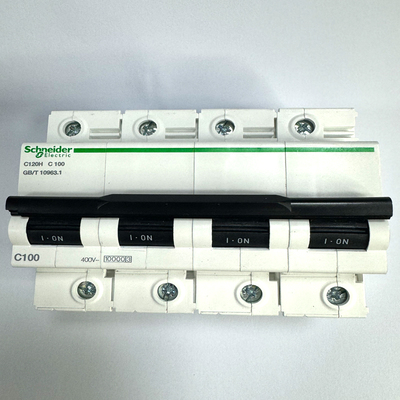 施耐德C120H高分段断路器10KA 4P100A125AC型 D型3P80A2P100A正品