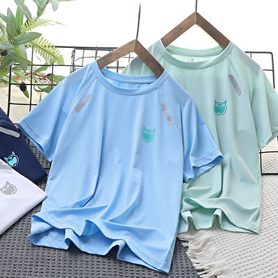 冰丝2024新款速干透气半袖上衣