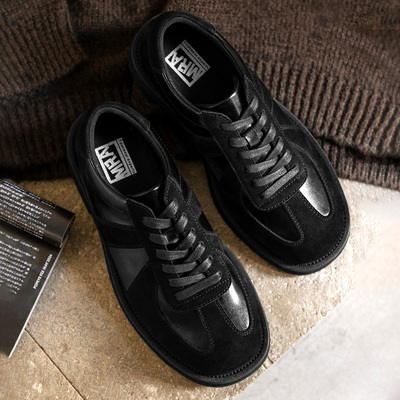 MRA改良版方头德训皮鞋