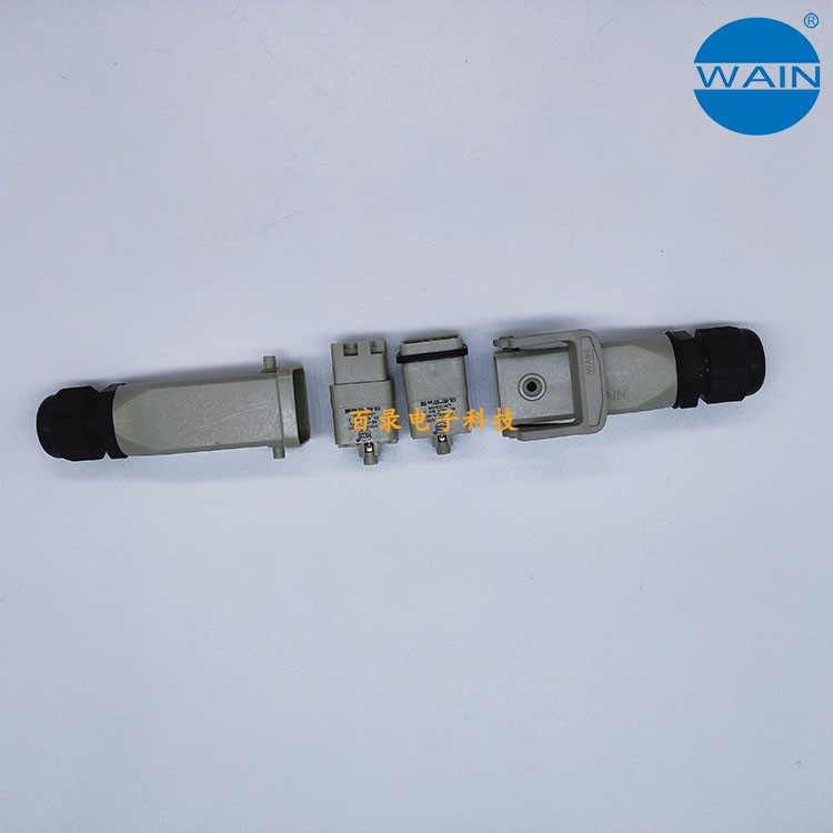 WAIN唯恩重载连接器5/6/7/8/12芯/针电缆对接航空插头HARTING_虎窝淘