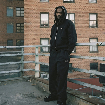 拉链Corteiz卫衣加绒欧美外套同款套装嘻哈UKDRIPDRILL说唱街头