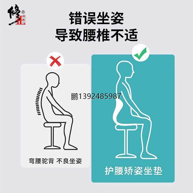 修正护腰护颈坐垫成人美臀办公室久坐学生屁垫腰靠垫腰部防护用品