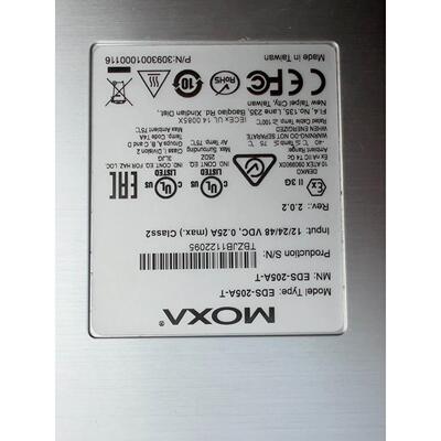 【释迦】MOXA摩莎 EDS-205A-T&nbsp;工业以太网交换机5口