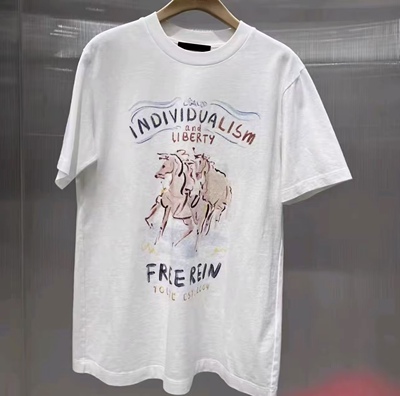 MOCO短袖T恤2026春新品生肖马年系列彩绘圆领粉彩风MBF1TEE021