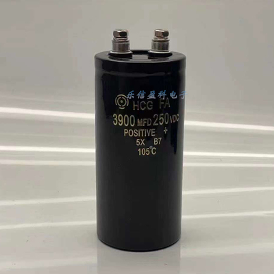 原装日立 250V3900UF 3900MFD250VDC 螺丝脚电解电容器