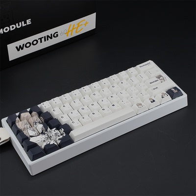 WOOTING 60HEV2满改-白船壳-玛奇玛