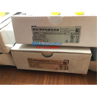 BD传感器原装德国进口全新30.600 G-1601-R-1-8-100-N40--2-1-000