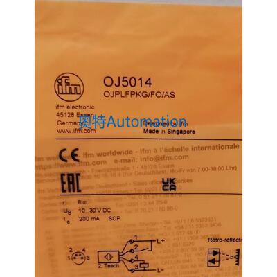 IFM OJ5014 OJ5022 OJ5028 OJ5031 全新原装易福门 现货议价$