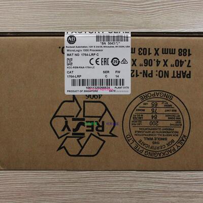 配件1764-LRP原装美国罗克韦尔PLC模块质保一年MIcroLogix1500系